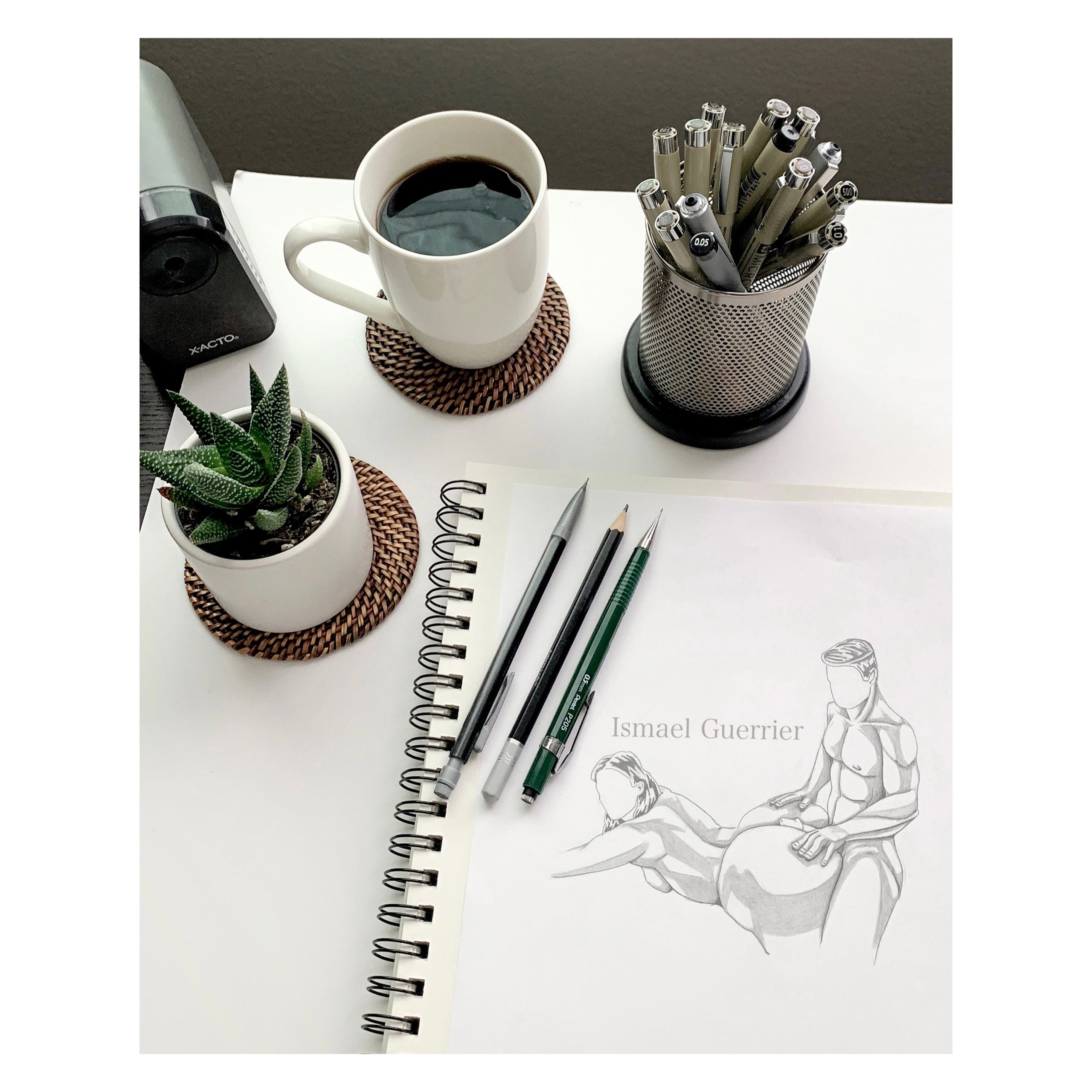 Feeling Her Warmness As They Become One #1 - Drawing Desk | Ismael ...