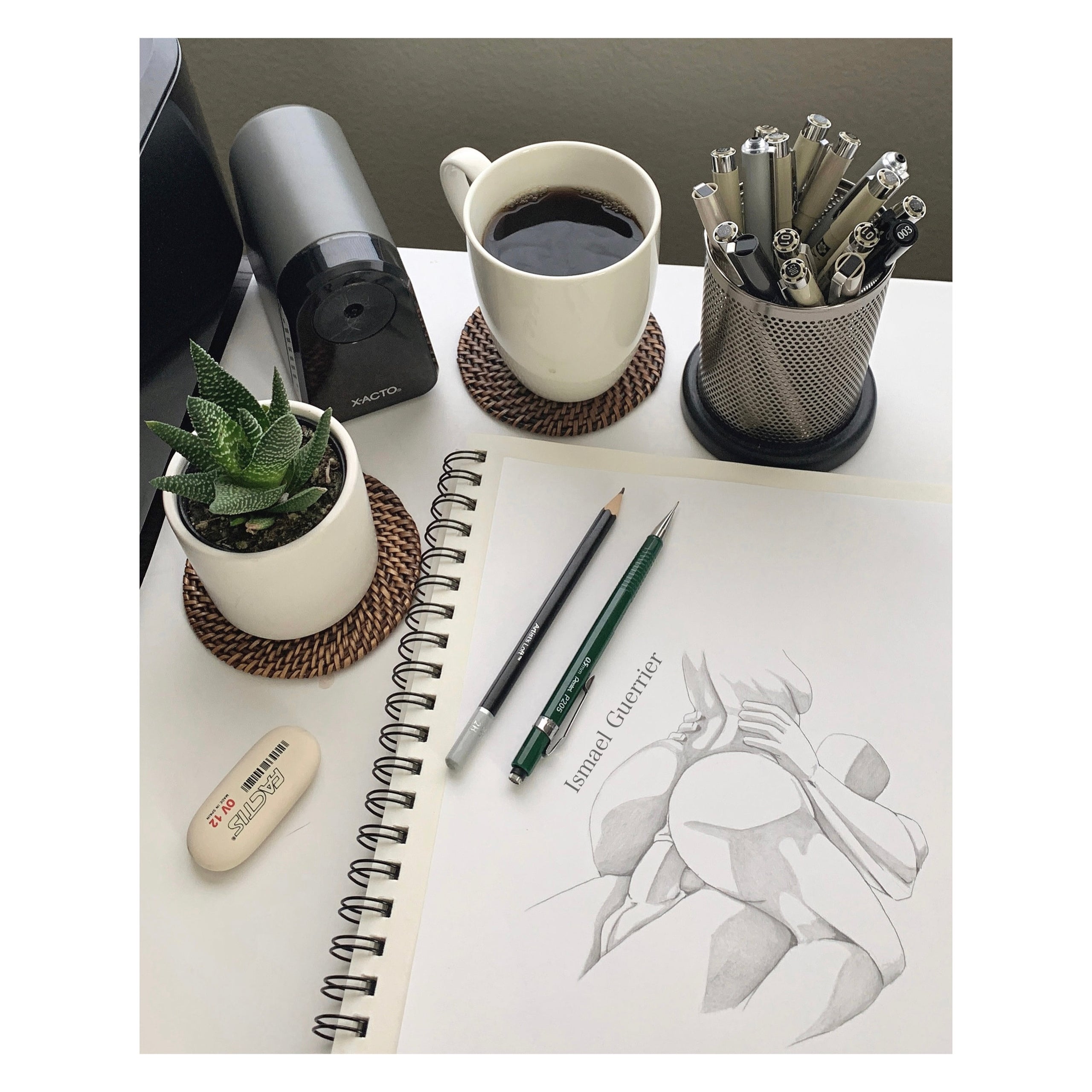 In And Around Her #8 - Moonlight Version - Drawing Desk | Ismael ...