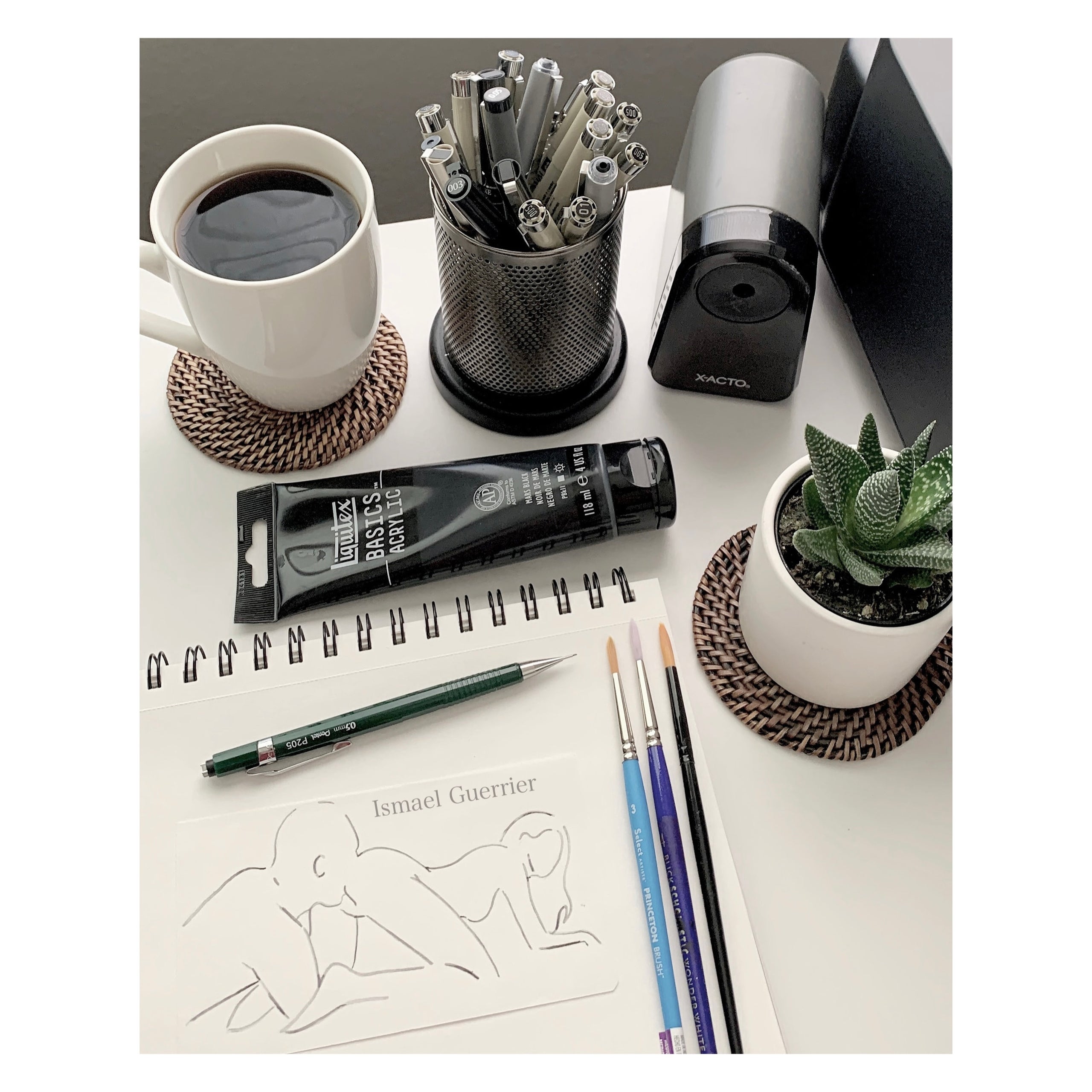 Food For The Soul #2 - Drawing Desk | Ismael Guerrier Art