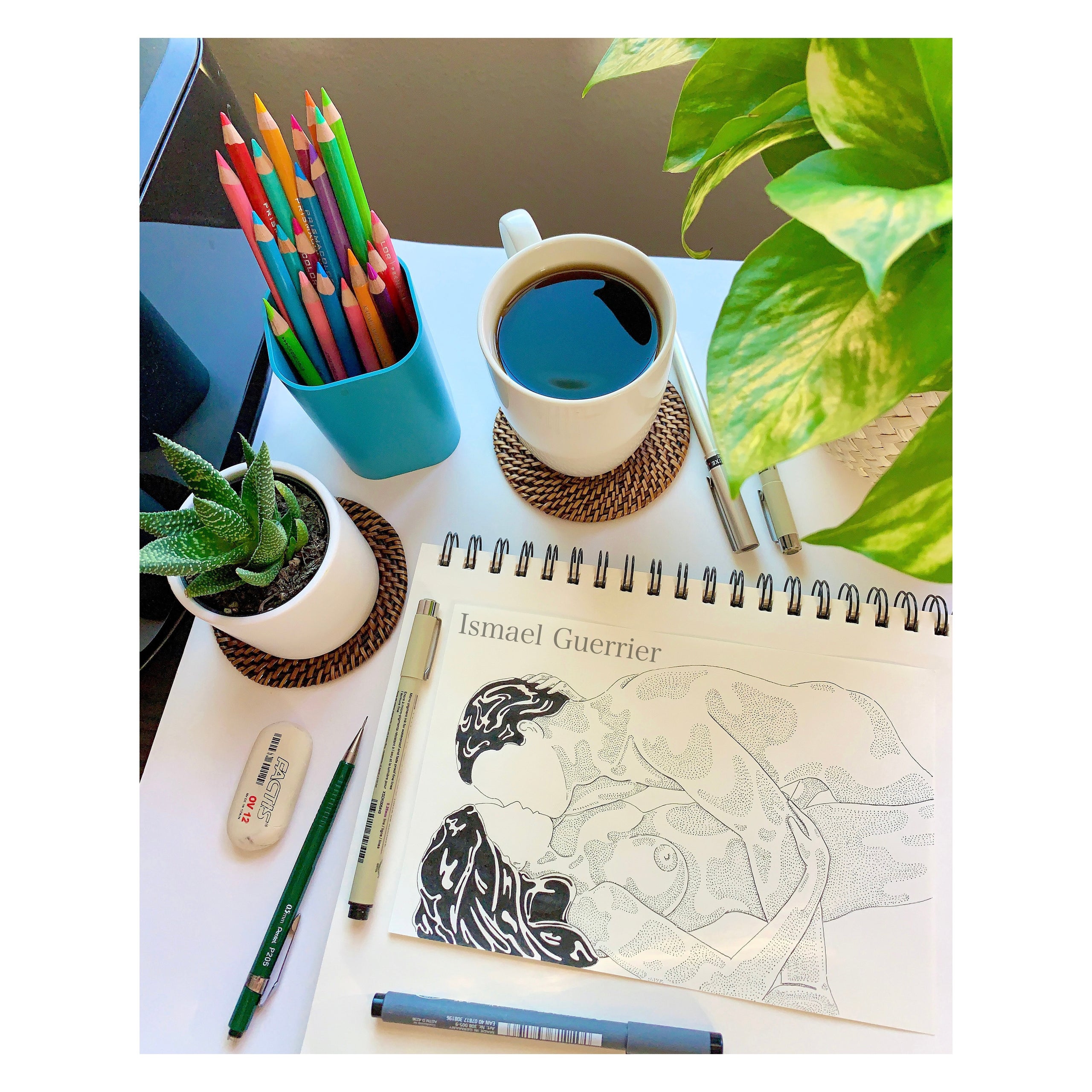 He Kisses Her As He Enters Her #3 - Oceanic Version - Drawing Desk ...