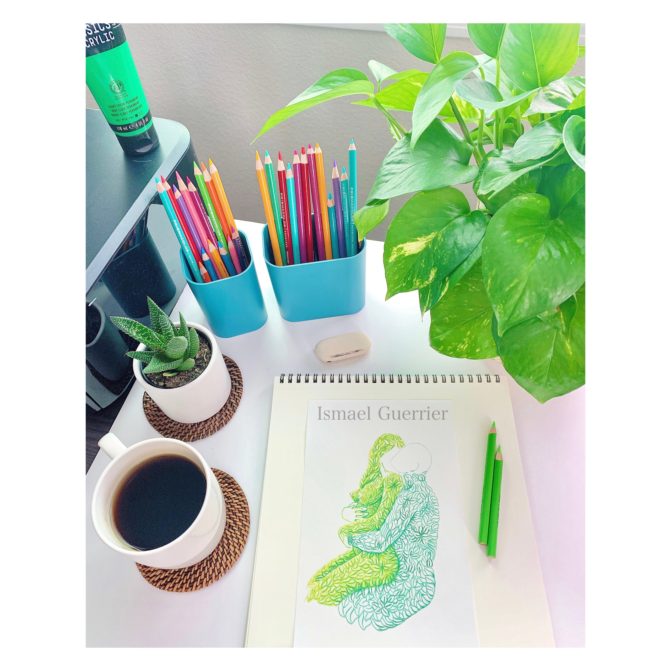 In Our Nature #3 - Drawing Desk | Ismael Guerrier Art