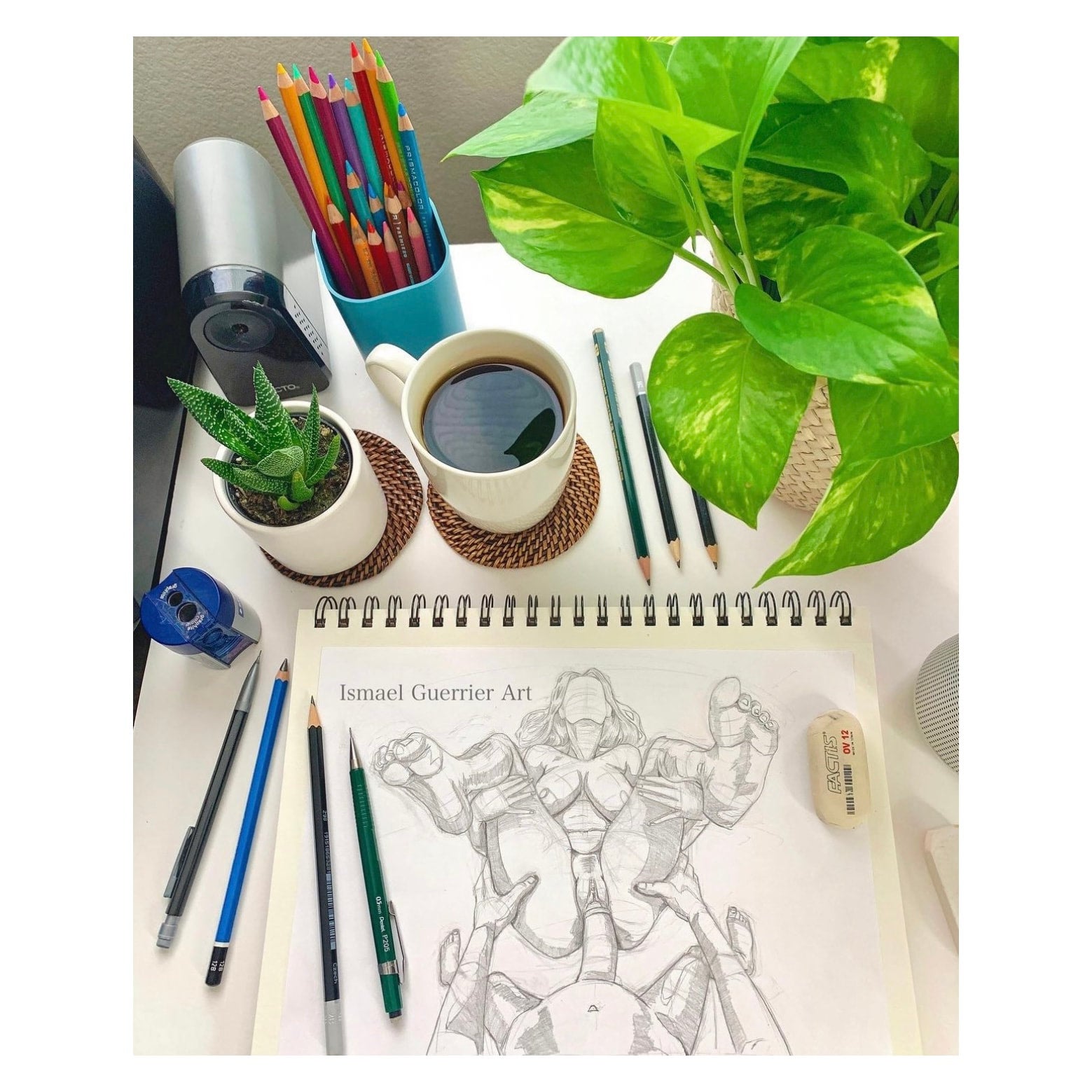 She Opens Up To Him #22 - Moonlight Version - Drawing Desk | Ismael ...