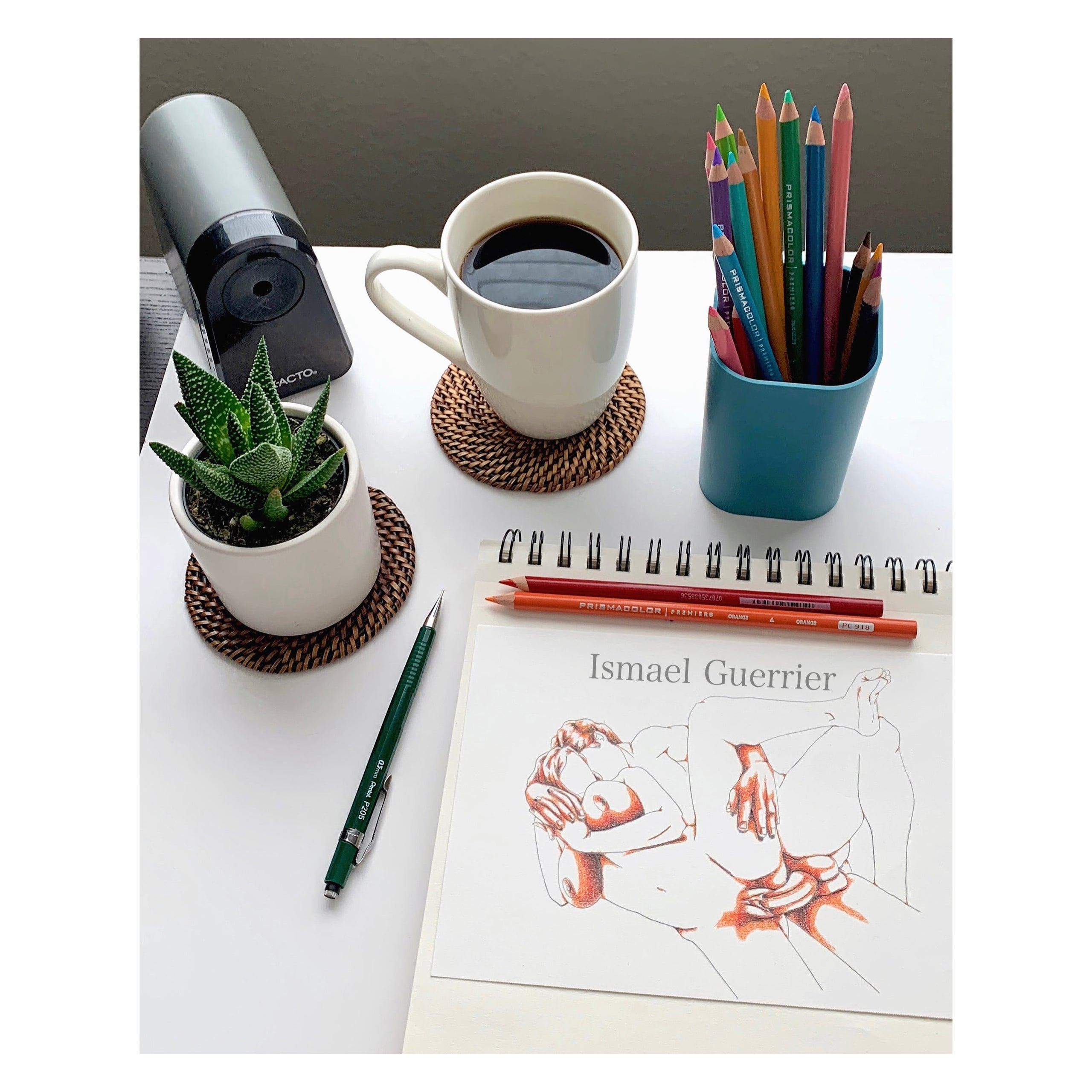 They Hold Hands For Closeness #8- Earthly Version - Drawing Desk ...