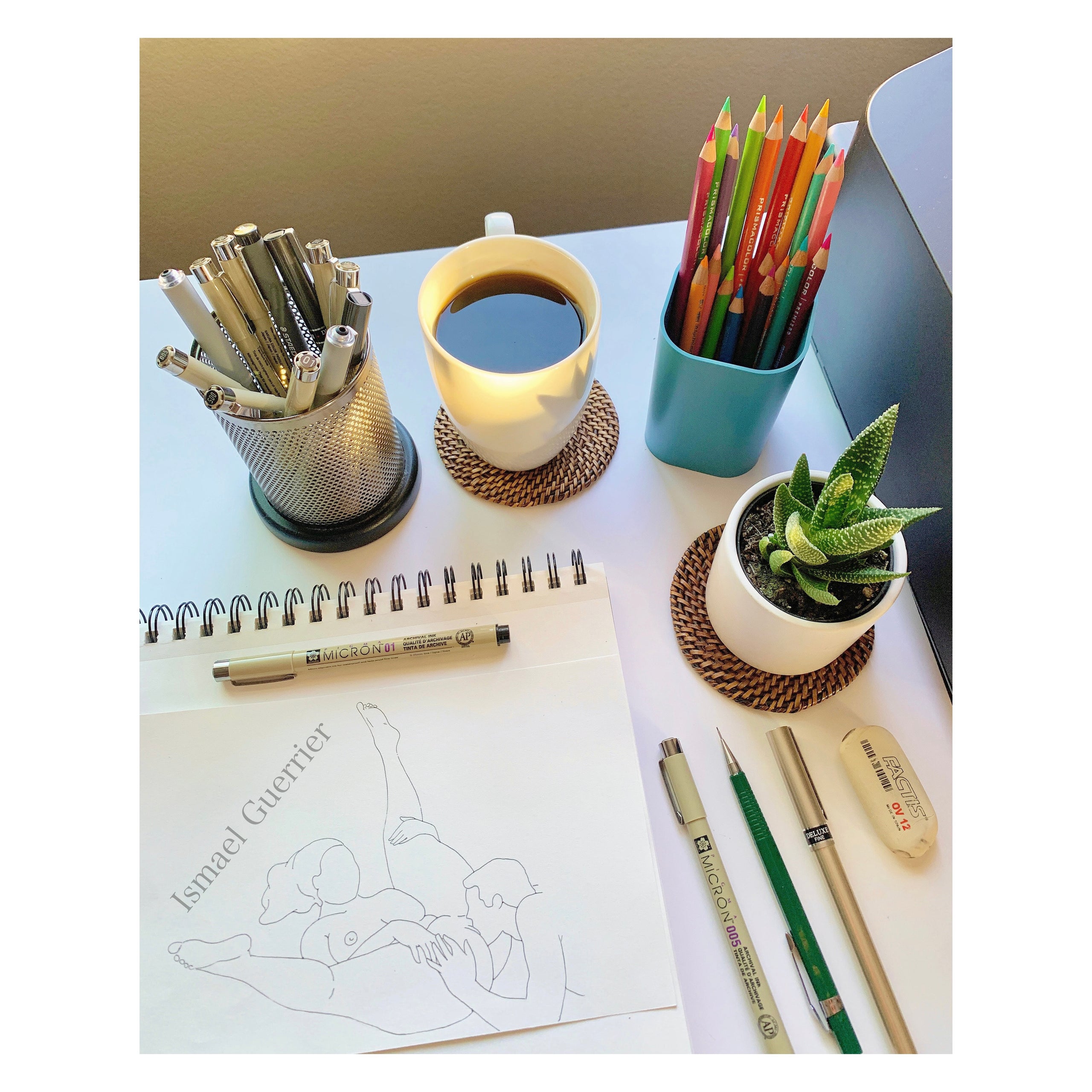 They Hold Hands As He Tastes Her #1 - Sophisticated Version - Drawing ...