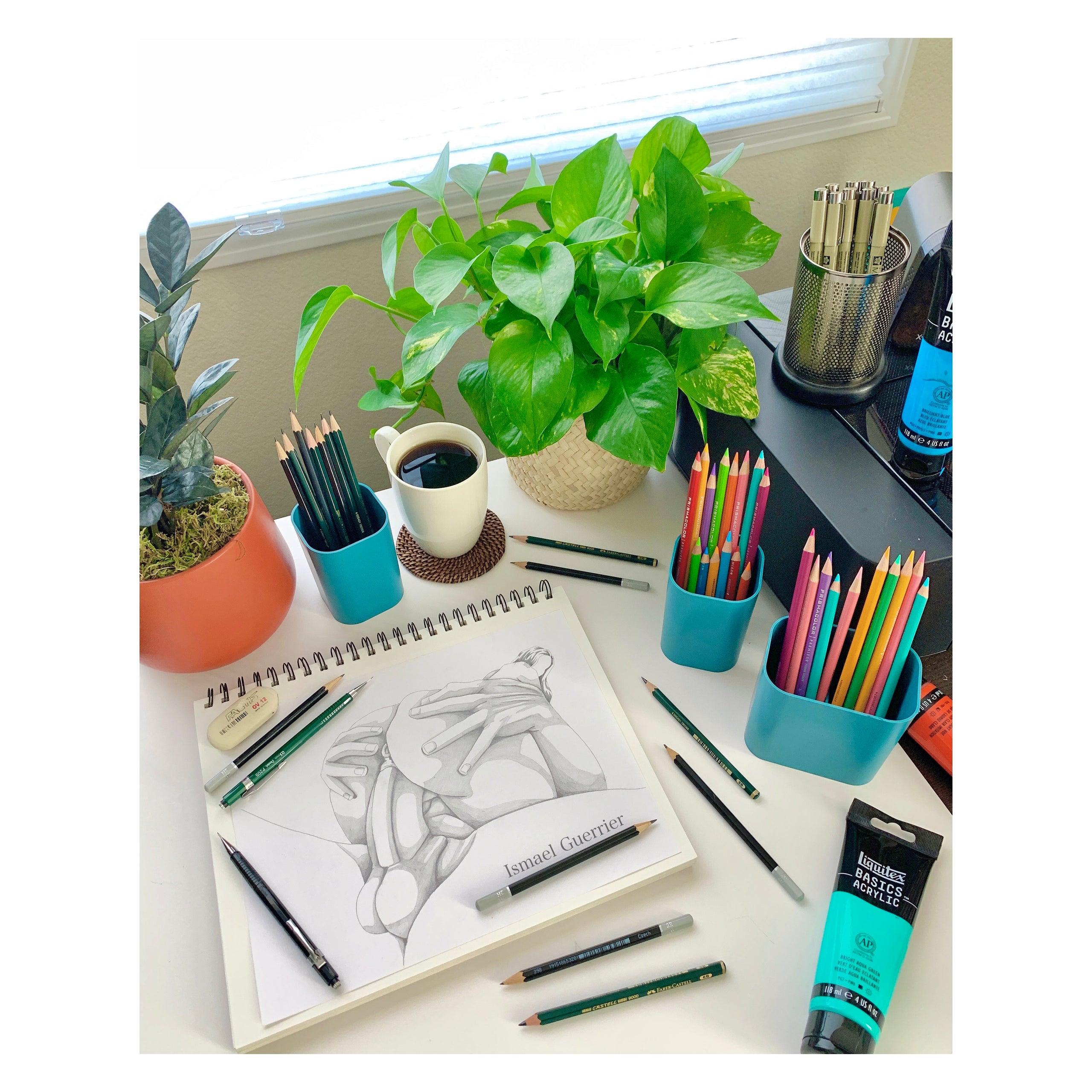 In And Around Her #25 - Moonlight Version - Drawing Desk | Ismael ...