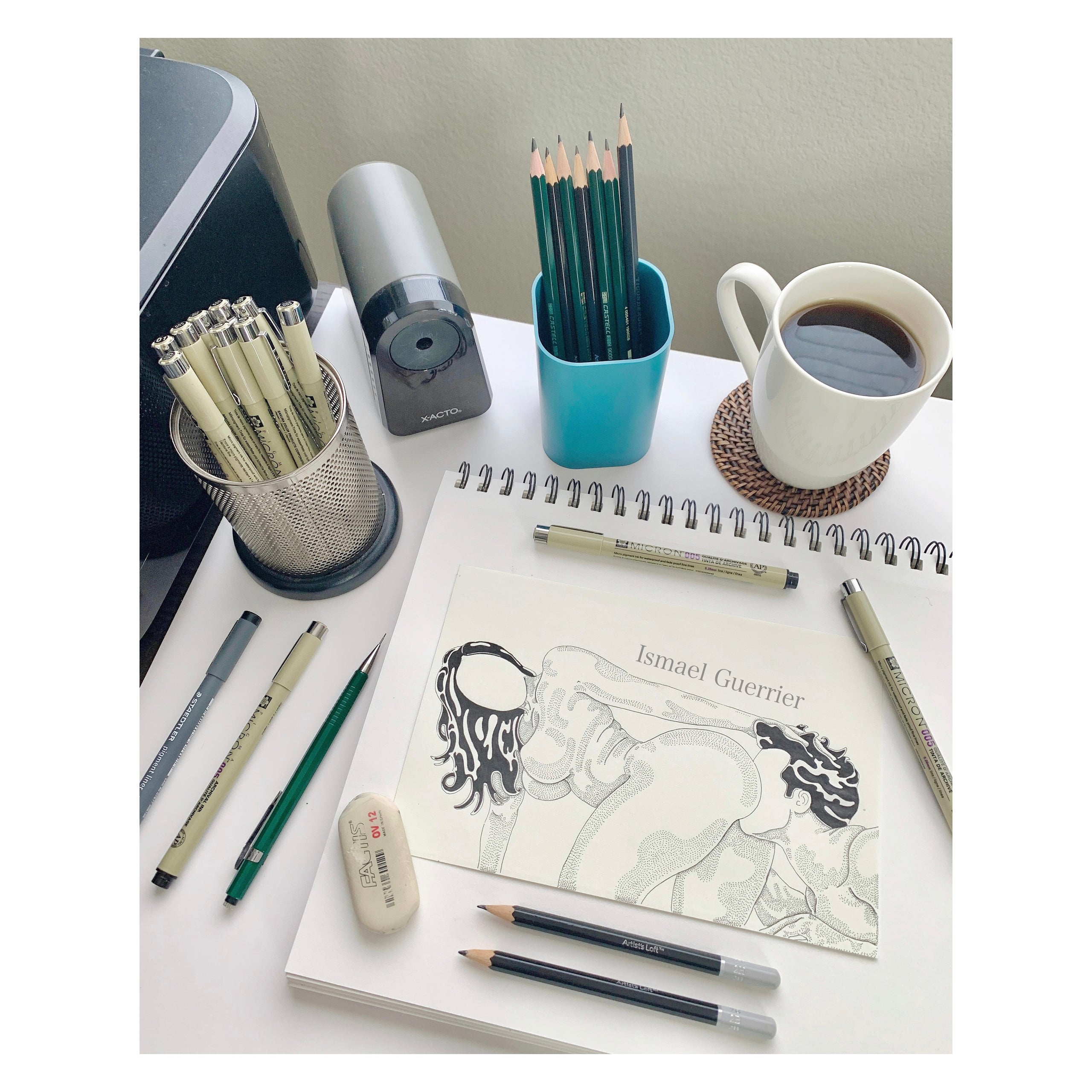 Love Taste #7 - Oceanic Version - Drawing Desk | Ismael Guerrier Art